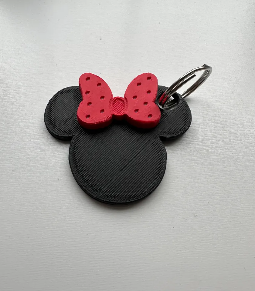 Minnie Mouse Keychain Zipper Pull by Steve15 | Download free STL model ...