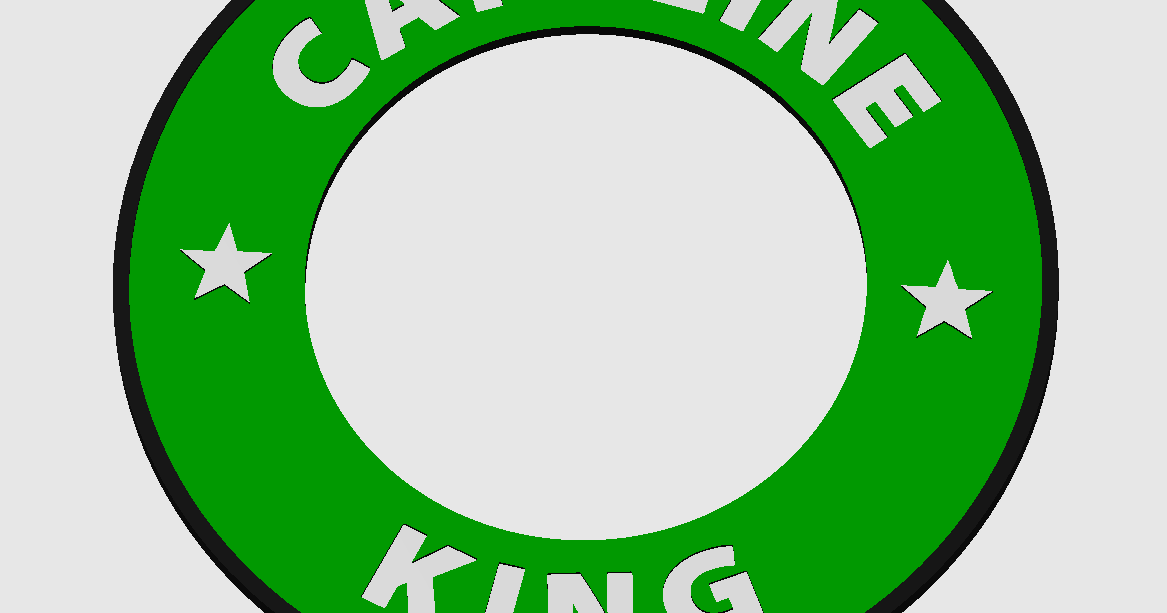 Key Ring - Caffeine King by Jason M. | Download free STL model ...