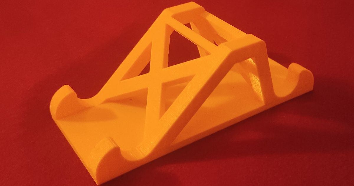 Stojánek na mobil by Radek Š. | Download free STL model | Printables.com