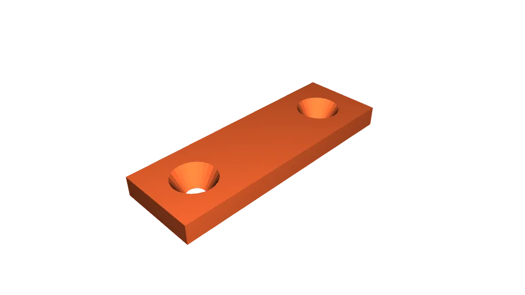 Flat Screw Bracket by Shad Gallaway | Download free STL model ...