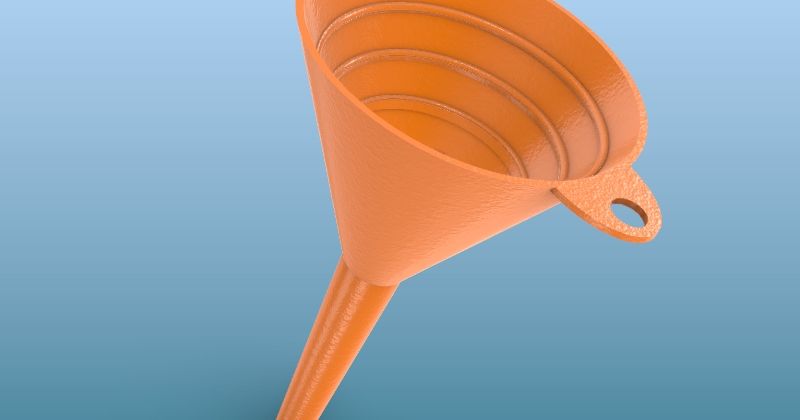 left turning funnel by Idea Prince | Download free STL model ...