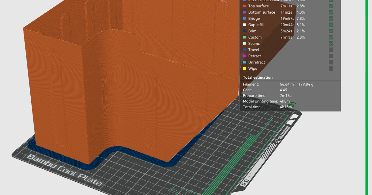 Bambu Lab poop bucket fast and filament saving by AlexMu | Download ...