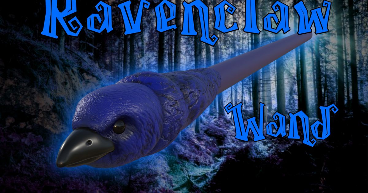 Ravenclaw Wand by Bugman_140 | Download free STL model | Printables.com