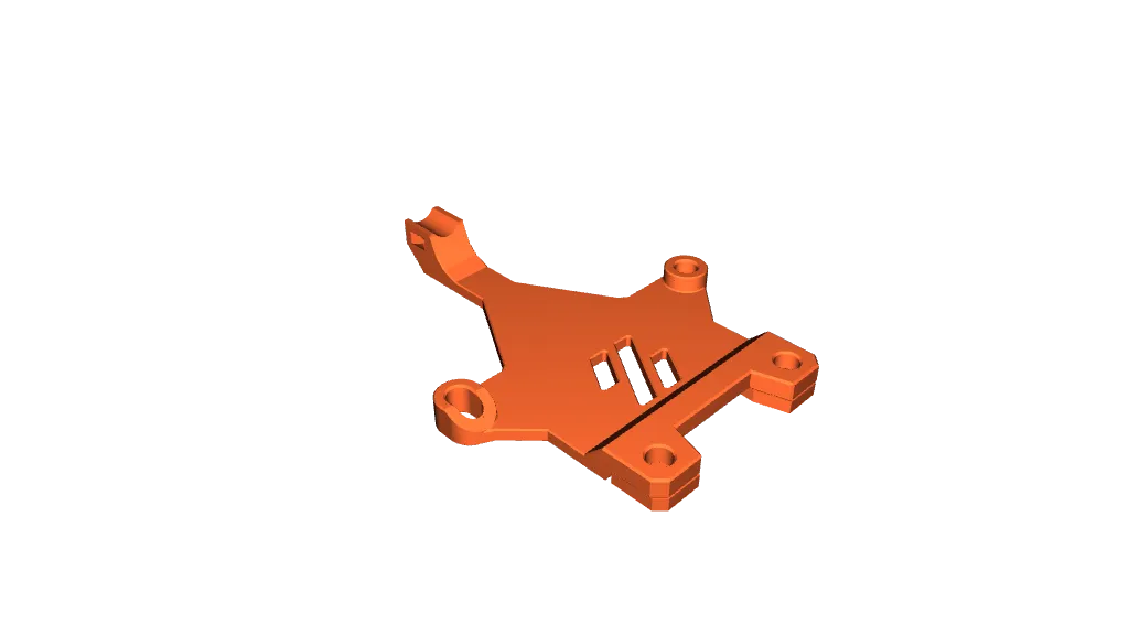 Voron 0.2 BTT EBB36 toolhead mount with strain relief by AndresDesigns ...