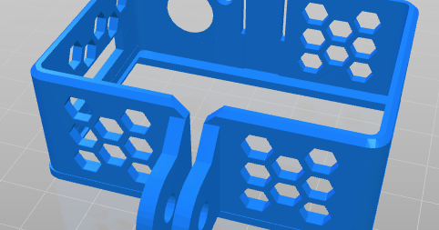 Skeleton frame for GoPro-like cameras by geeklimit | Download free STL ...