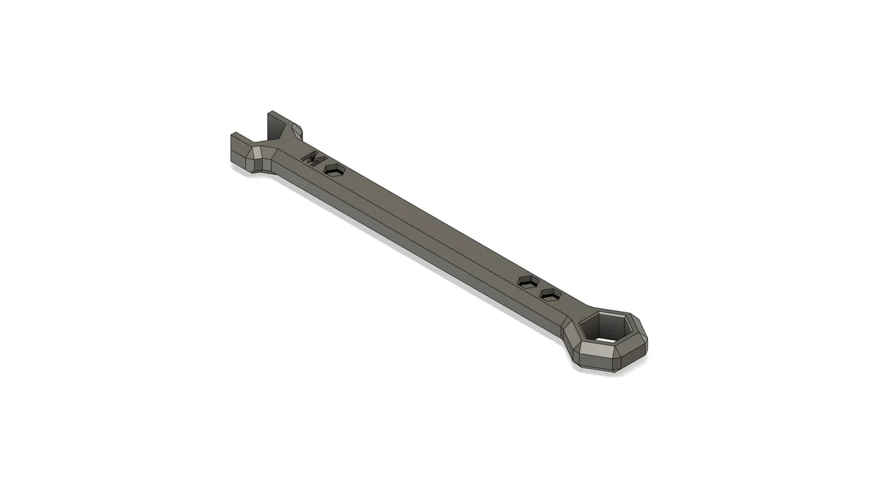M3 Wrench & Socket - Lengthened to 67mm by Mancolt | Download free STL ...