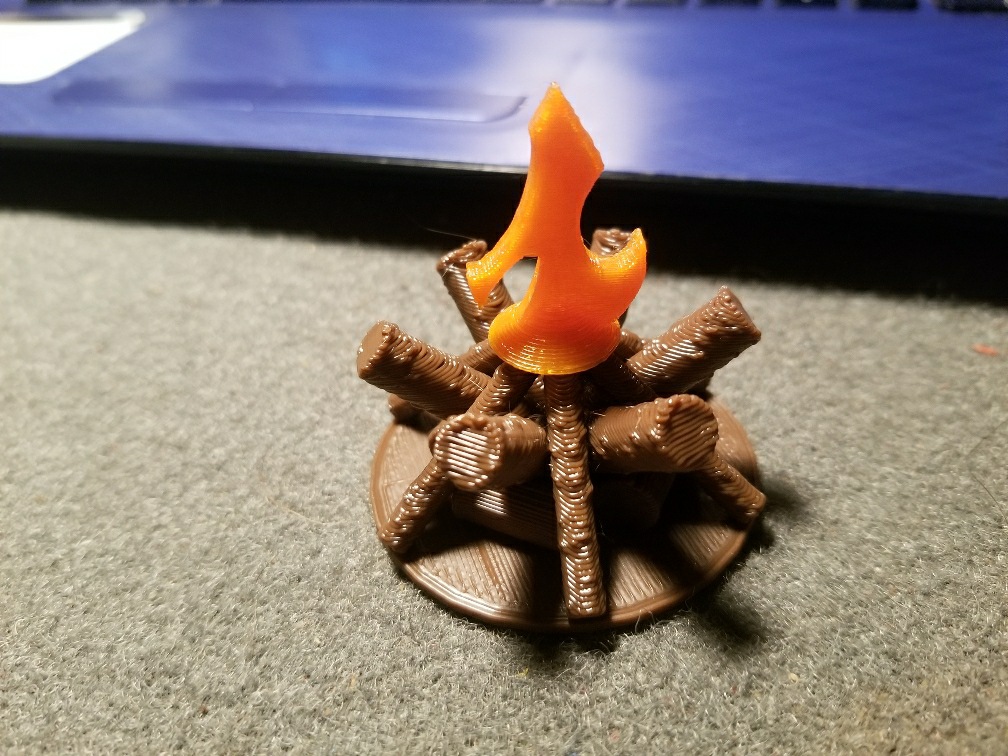 Campfire Chopsticks Support by Ak-Adventurer | Download free STL model ...