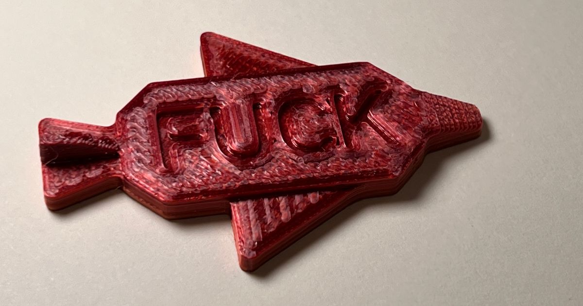 Flying F#&K by NormanRiver | Download free STL model | Printables.com