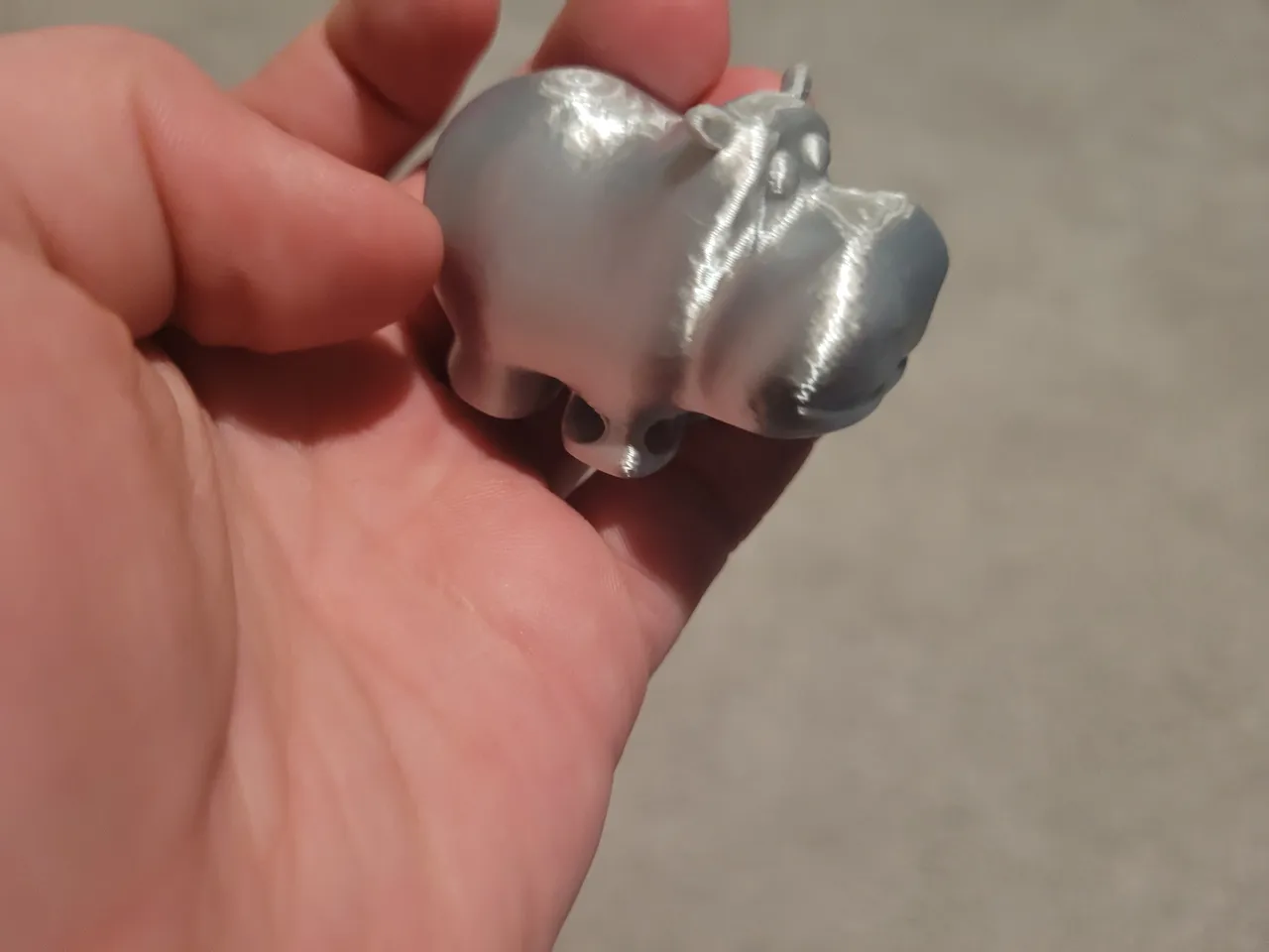 hippo keychain by Toast | Download free STL model | Printables.com