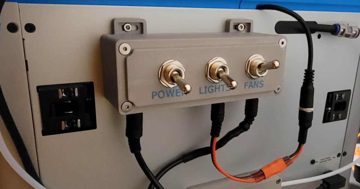 Bambu X1C Switch Receptacle by RockinRedbull | Download free STL model ...