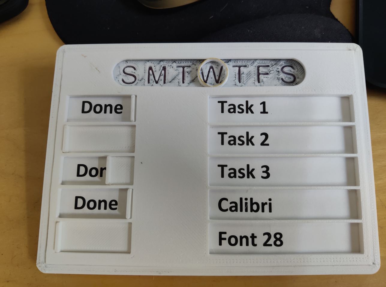 Daily Task Reminder by AW | Download free STL model | Printables.com