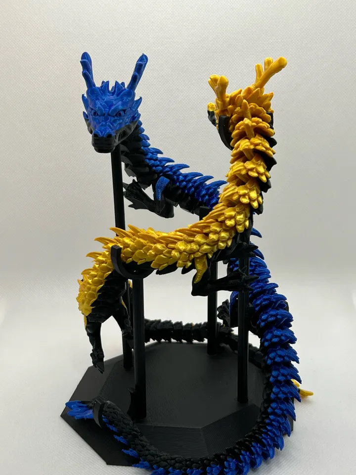 Intertwining Dragons Stand by Jargcomp | Download free STL model ...