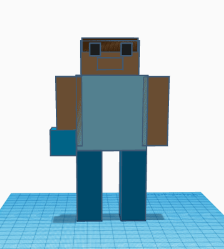 Minecraft steve by Josh | Download free STL model | Printables.com