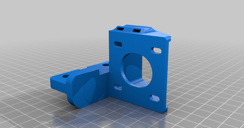 Direct Drive Bracket for Satsana Fan Duct & Dual Gear Extruder by ...
