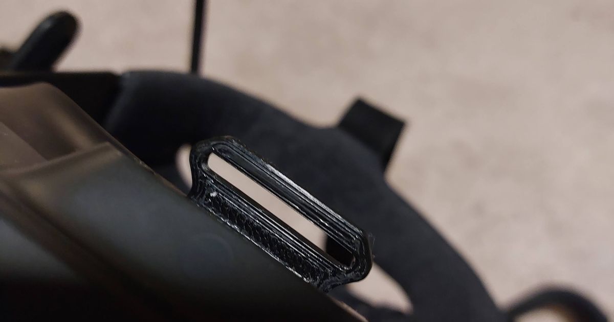 Valve Index top strap bracket. by xoltri | Download free STL model ...