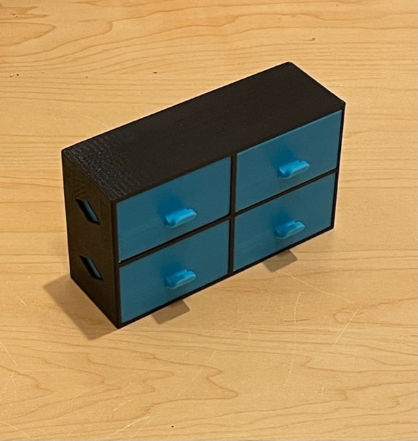4 Drawer Shelf by Cowen Prints | Download free STL model | Printables.com