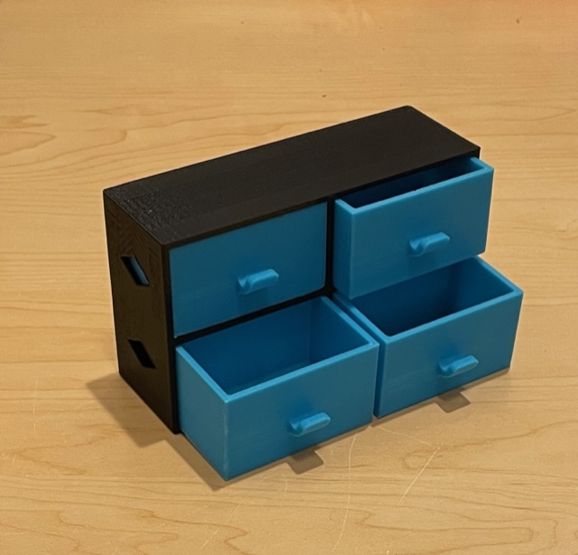 4 Drawer Shelf by Cowen Prints | Download free STL model | Printables.com