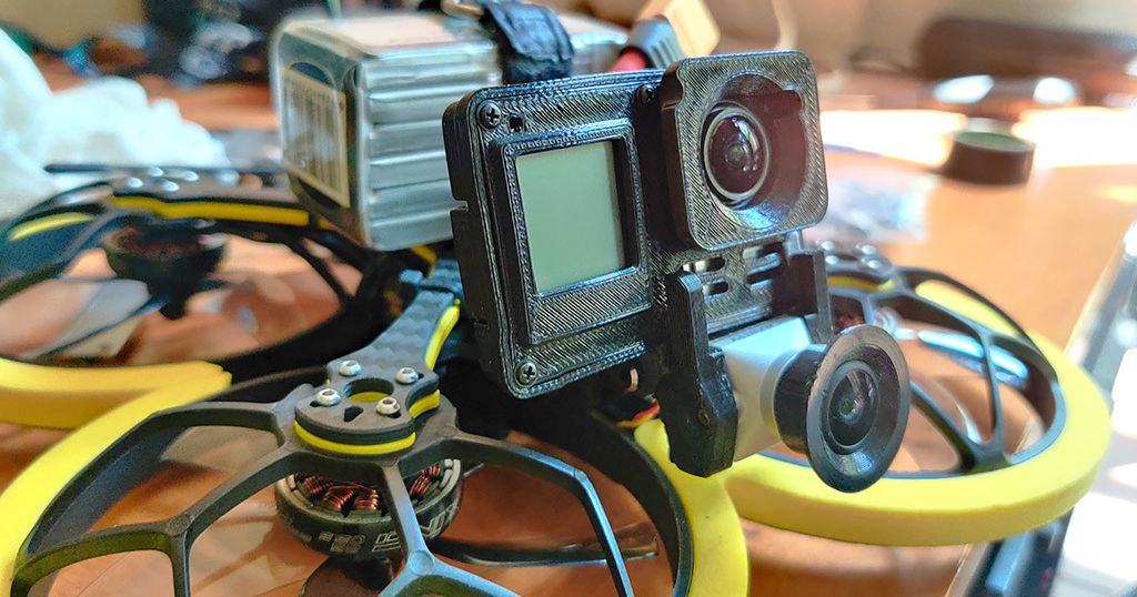 Camera Servo Tilting Mechanism for HGLRC Veyron35 CR Pusher by STRIKING ...