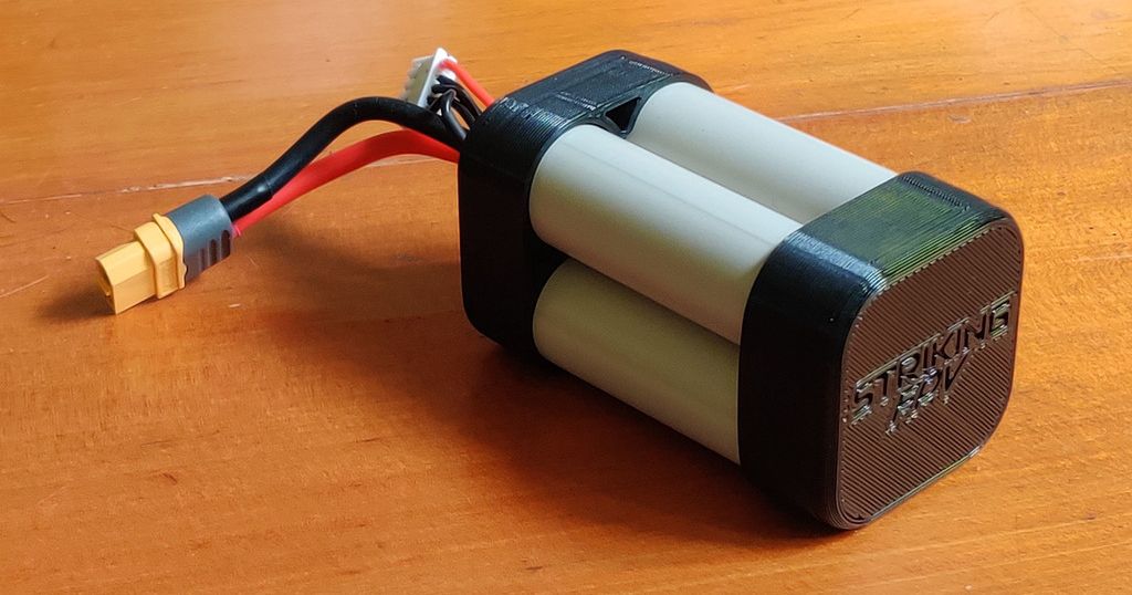 TPU Battery Caps - 21700 4S por STRIKING FPV | Descargar modelo STL ...