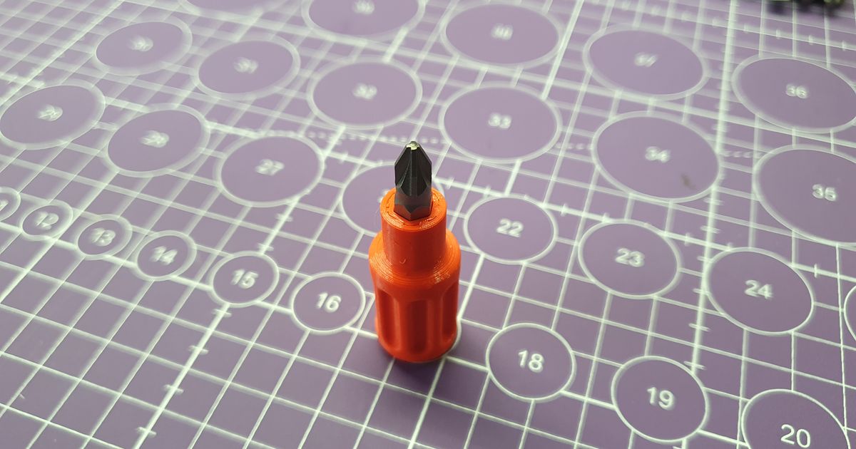 MINI bit screwdriver by sh | Download free STL model | Printables.com