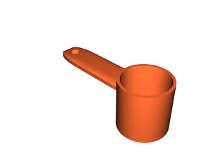 simple scoop (1 teaspoon/5ml) by Marlin | Download free STL model ...