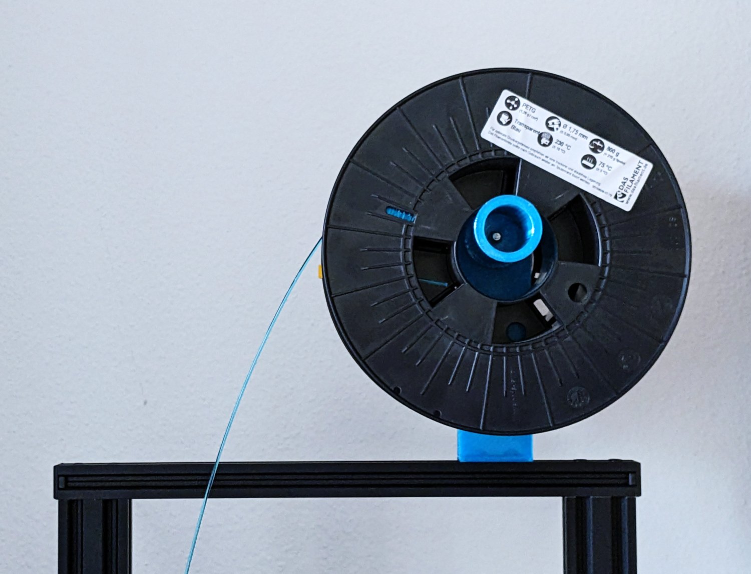 Dual Filament Spool Holder (Ender 3) by opatut | Download free STL ...