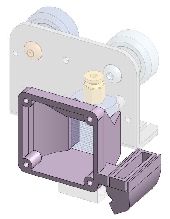 Bare Bones Ender 3 / V2 Fan Shroud da Kappa090 | Scarica il modello STL ...