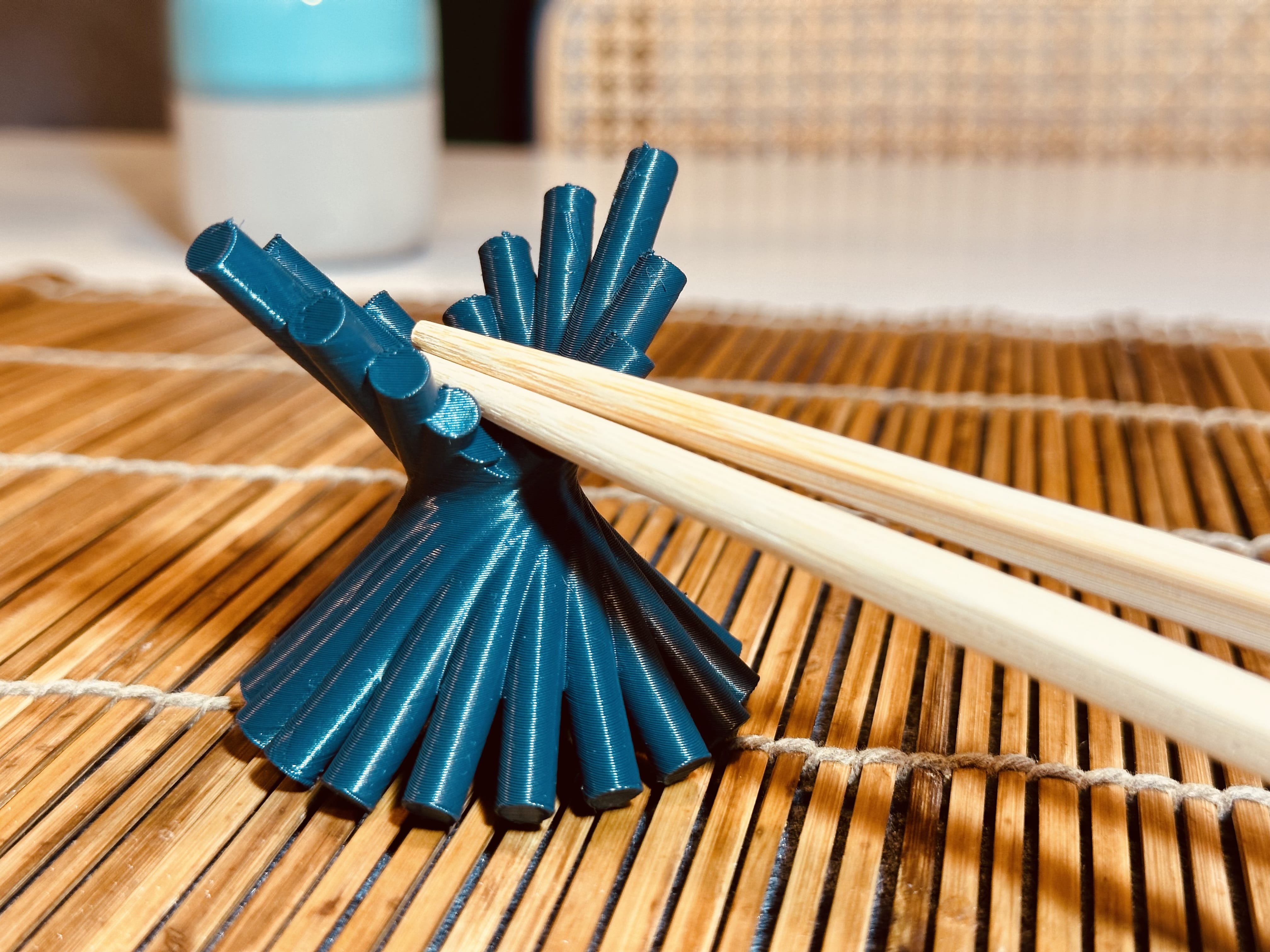 Chopstick Stand Cylinder Blossom by franzernst | Download free STL ...