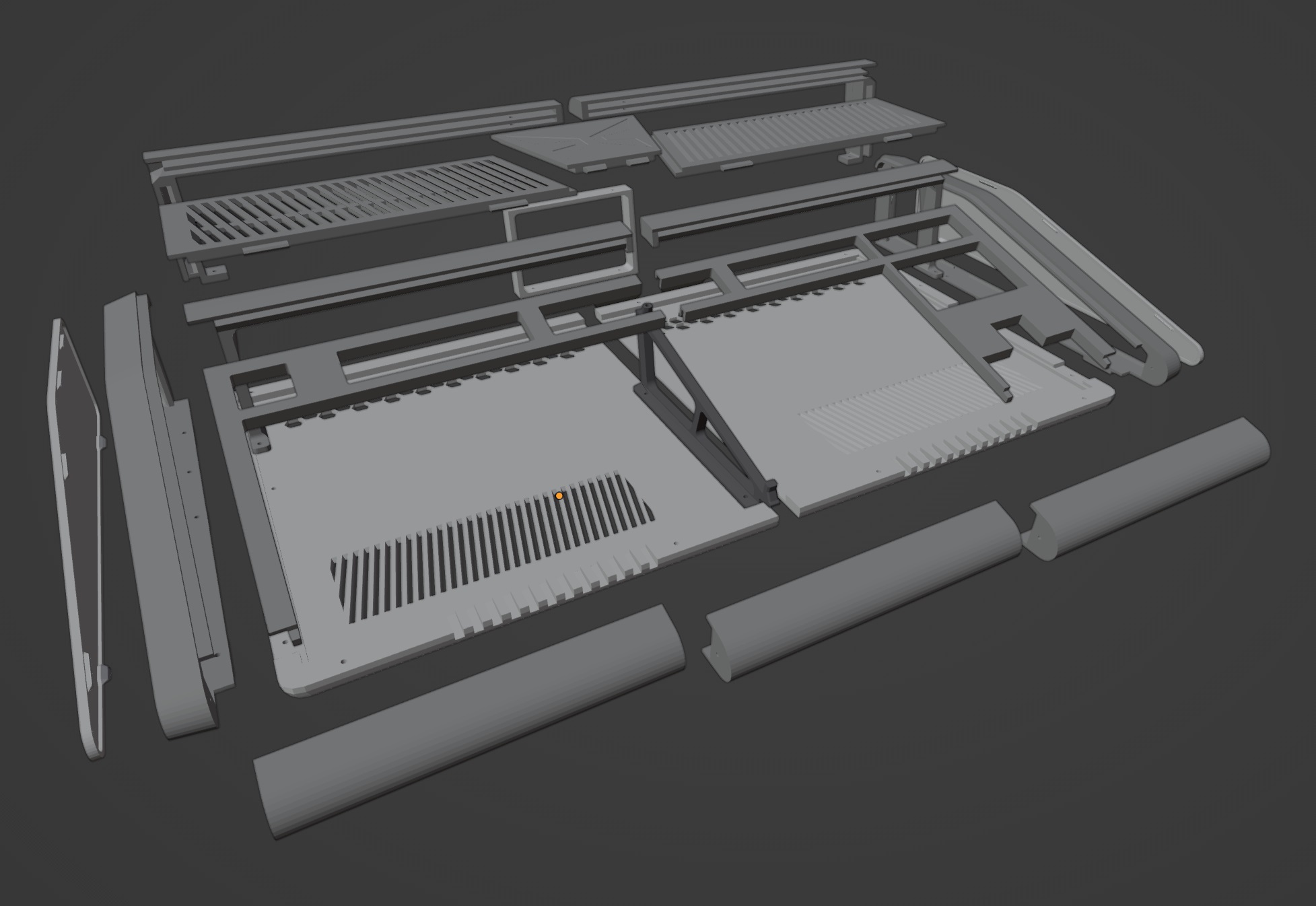 Retro Wedge Computer Case by AndyMt | Download free STL model ...