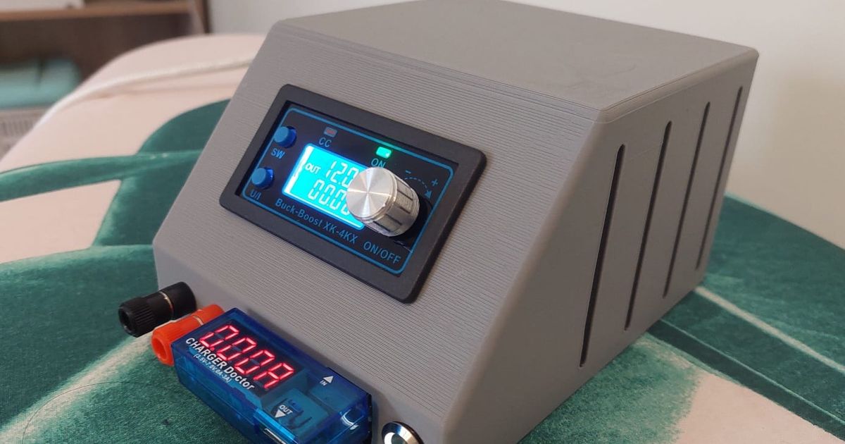 Basic DC bench power supply with USB ports by ThatGuy | Download free ...