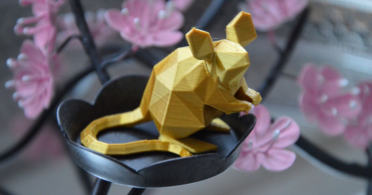 Low Poly Mouse by Printical | Download free STL model | Printables.com
