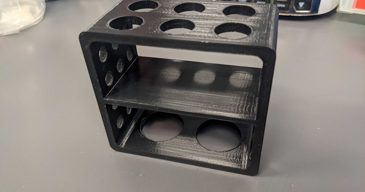 Falcon and Eppendorf Tube Rack - remixed by LabWizard | Download free ...