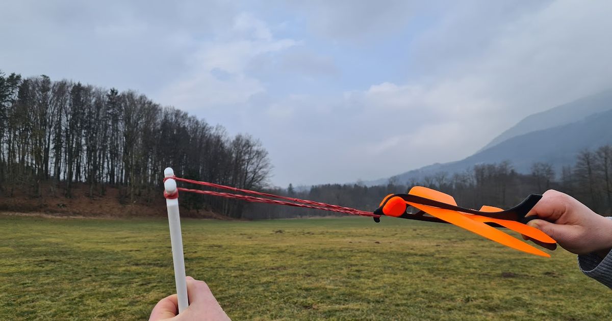 Rubber Band Eagle Airplane by Wilko_SLO | Download free STL model ...