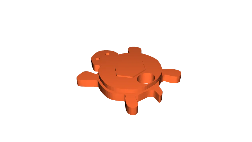 Turtle Keychain by Alexzander Siudzinski | Download free STL model ...