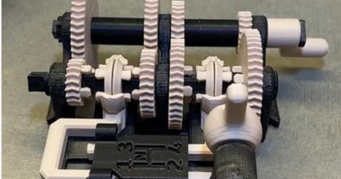 4 Speed "Constant Mesh" Manual Transmission. 100% 3D Printed! by MW ...
