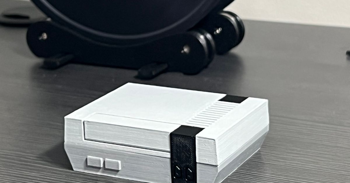 Mini NES Nintendo Entertainment System by aab010799 | Download free STL ...