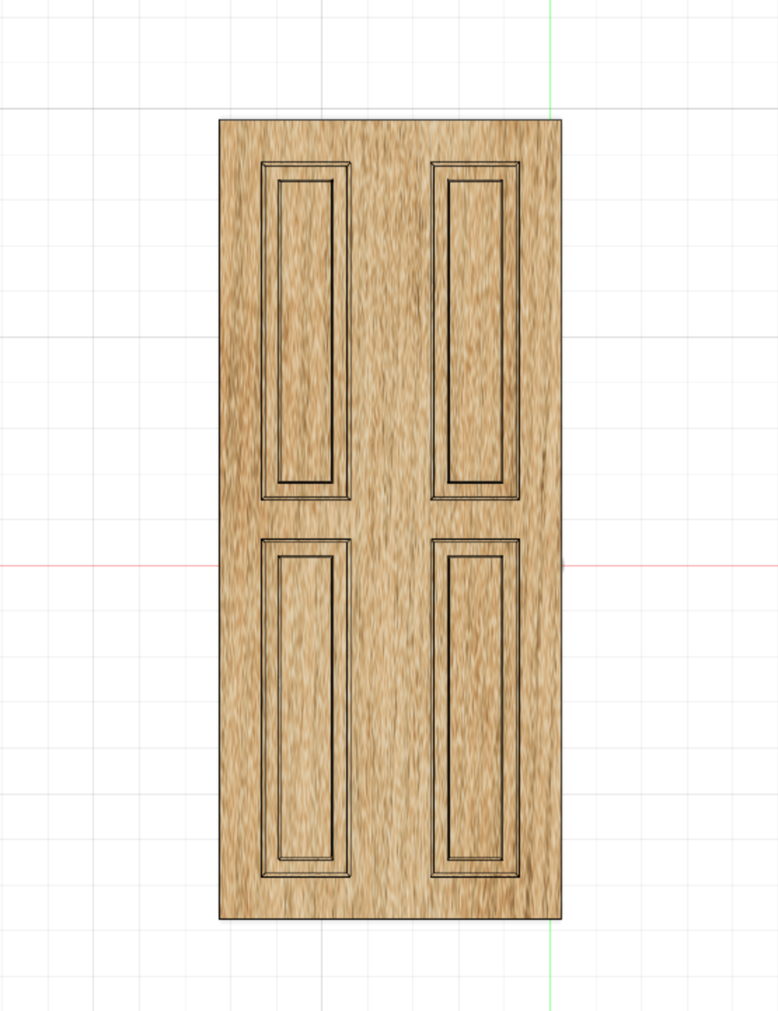 Dollhouse door by fotonoska | Download free STL model | Printables.com