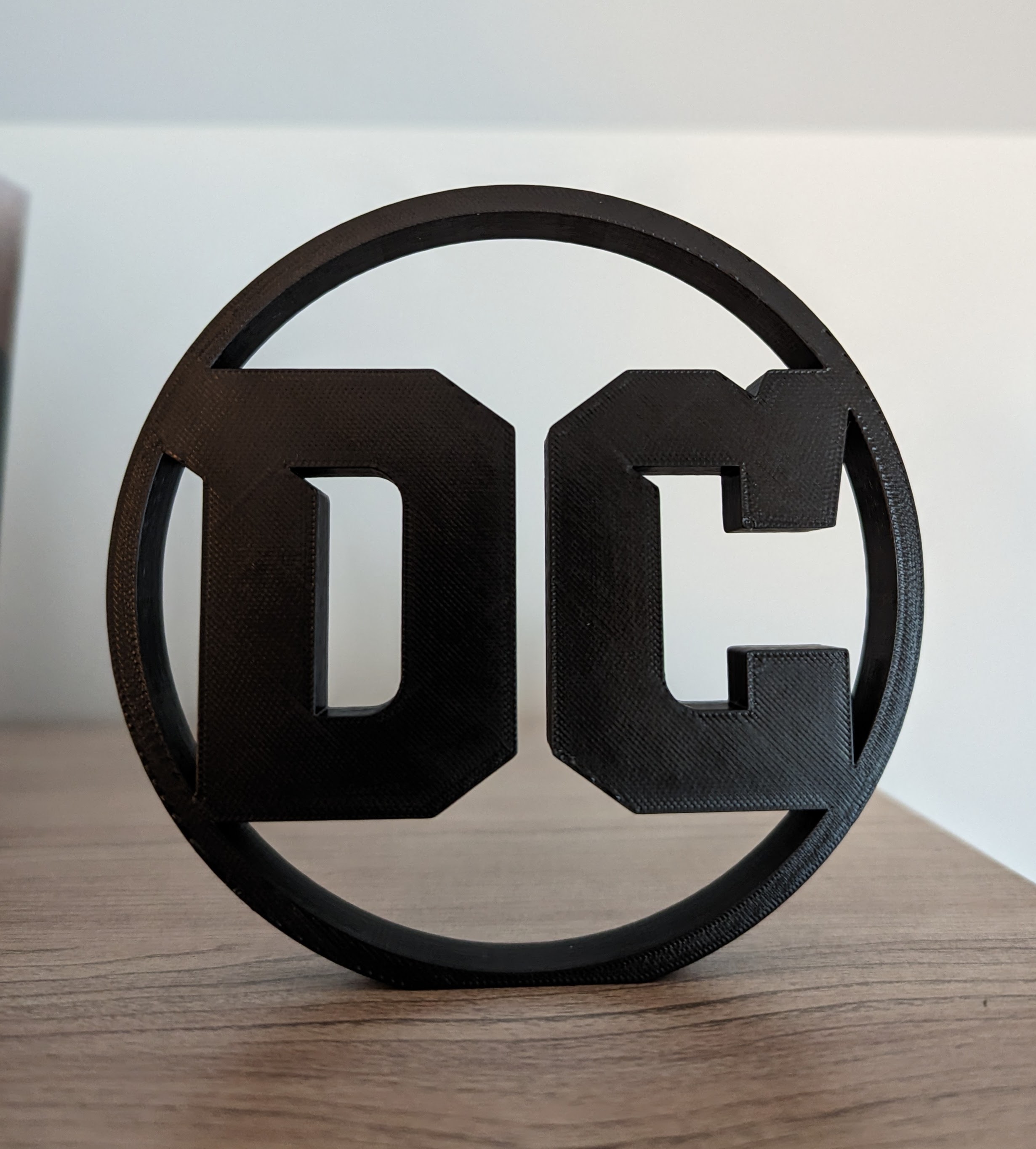 DC Comics Logo Display by Casyl | Download free STL model | Printables.com
