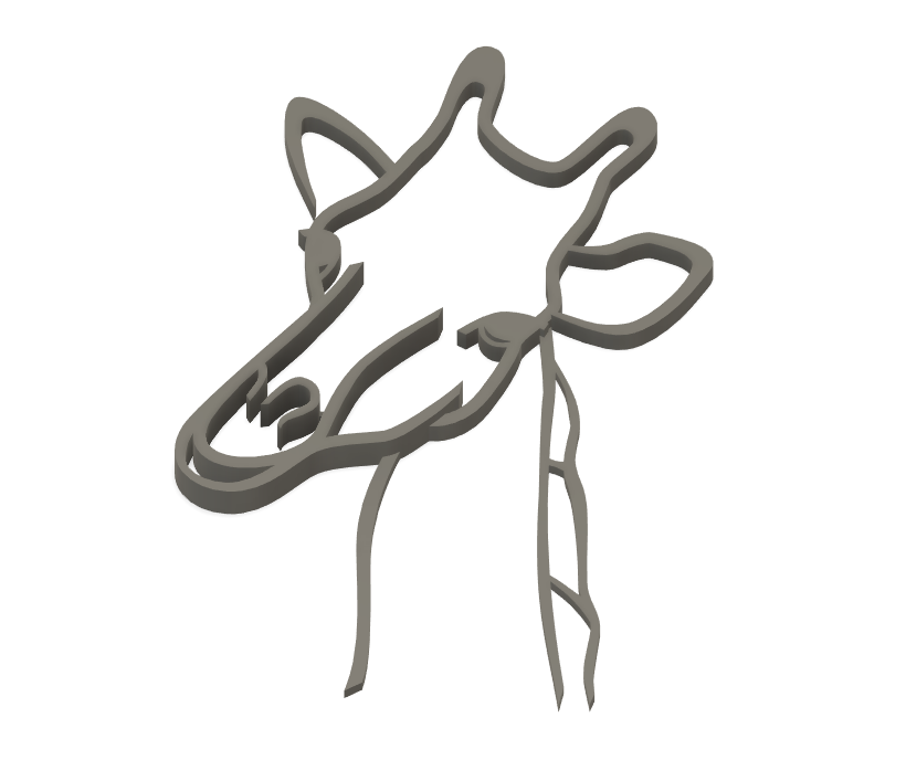Looking Giraffe by jdormer9 | Download free STL model | Printables.com