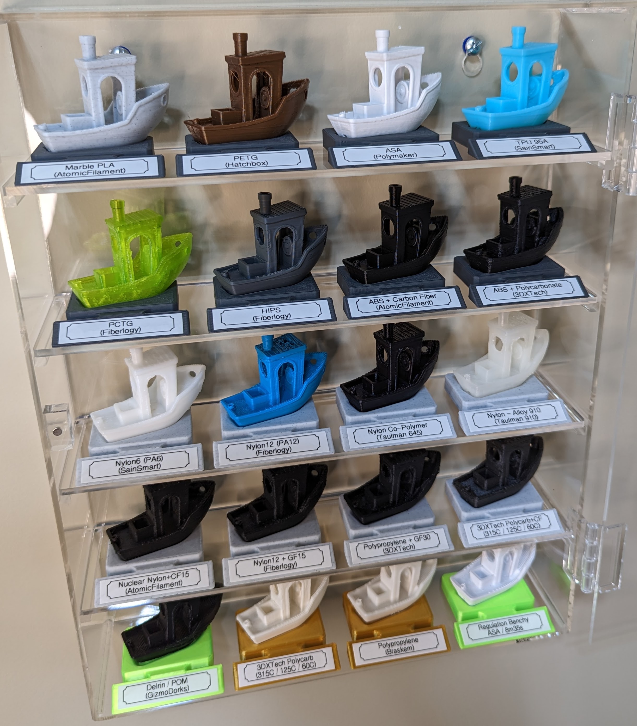 3DBenchy Display Stand with Nameplate by etotheipi | Download free STL ...