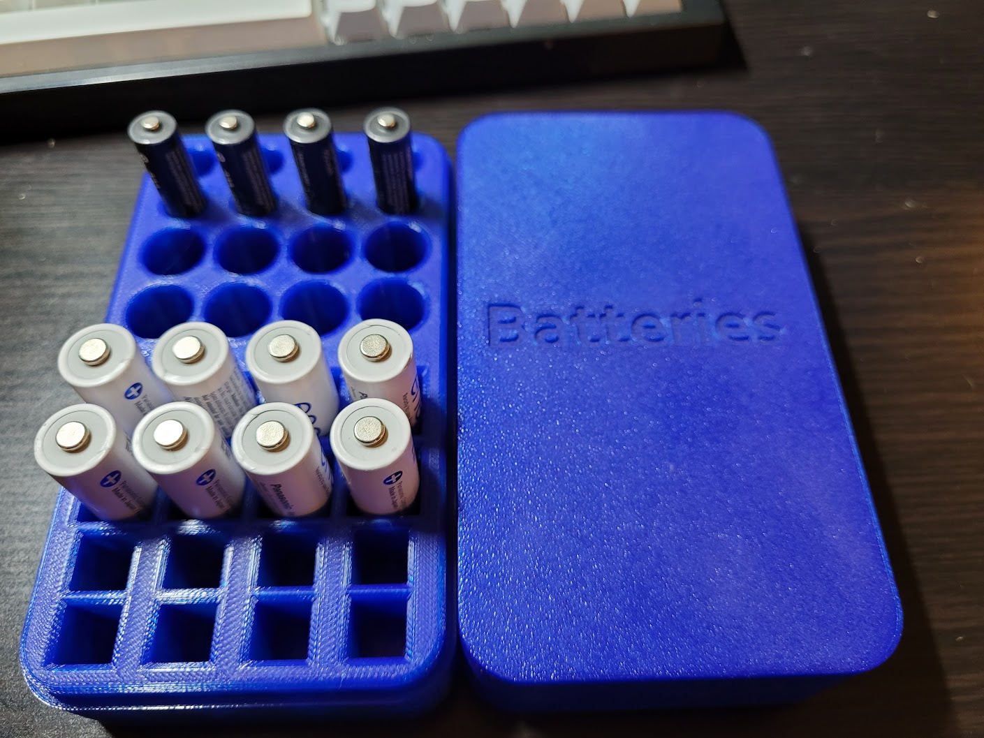 AA and AAA Battery storage by chris.d | Download free STL model ...