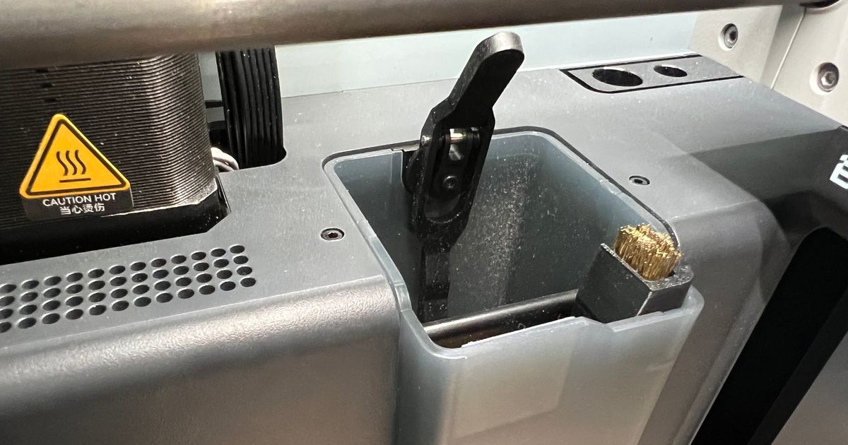 Bambu X1 Nozzle Brush by creativityrules | Download free STL model ...