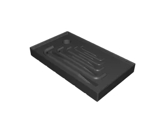 Gridfinity Wera Metric 950 SPKL/9 SM HF by CraftByte Engineering | Download free STL model ...