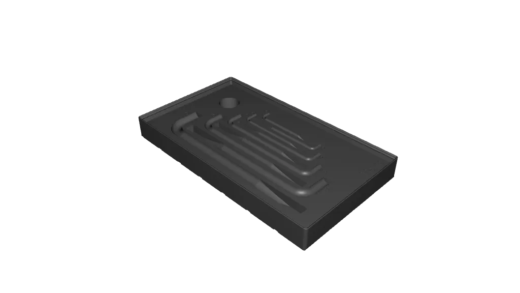 Gridfinity Wera Metric 950 SPKL/9 SM HF by CraftByte Engineering | Download free STL model ...