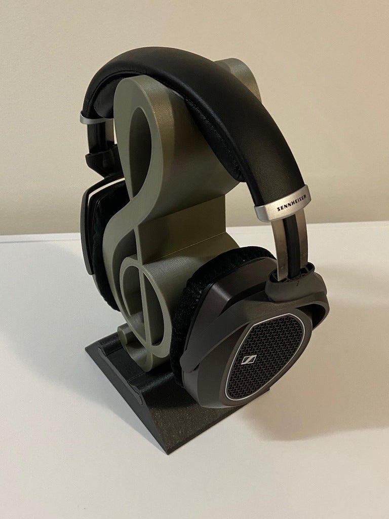 Headphone Stand Treble Clef por muddymaker | Descargar modelo STL ...