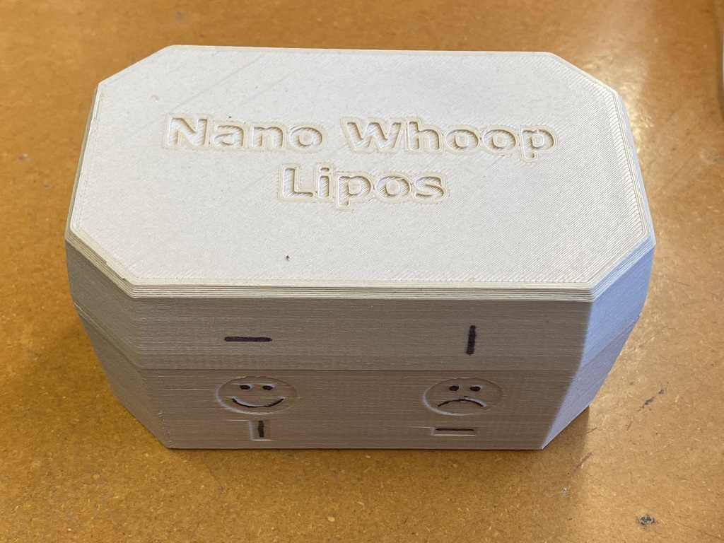Whoop 1s Lipo Storage Box (Mixed Size) by truglodite | Download free ...