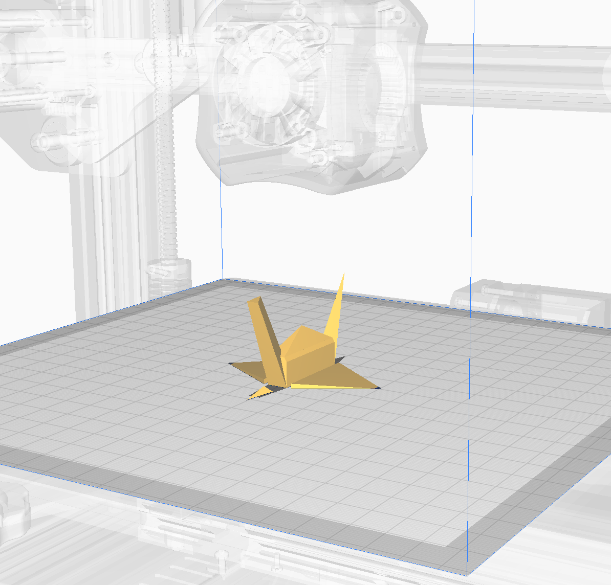 Origami Crane - Chopsticks Stand by EldarHan | Download free STL model ...