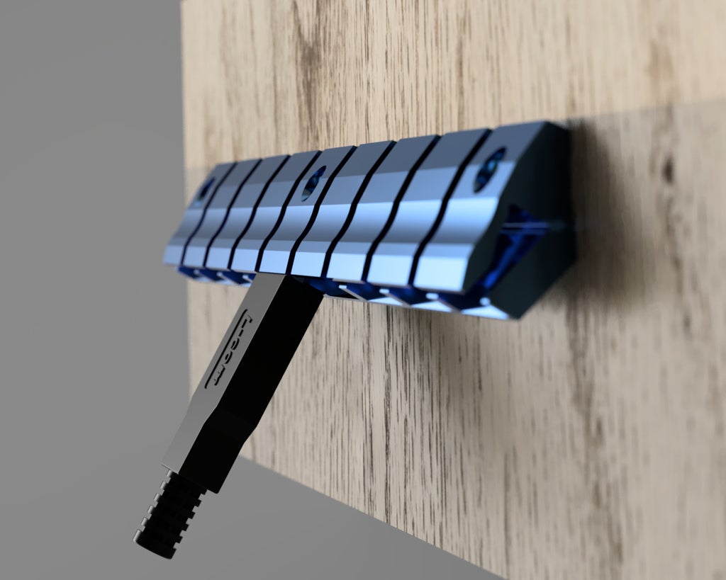 3Dprinted USB Cables Hanger by Kamil Kaleta | Download free STL model ...