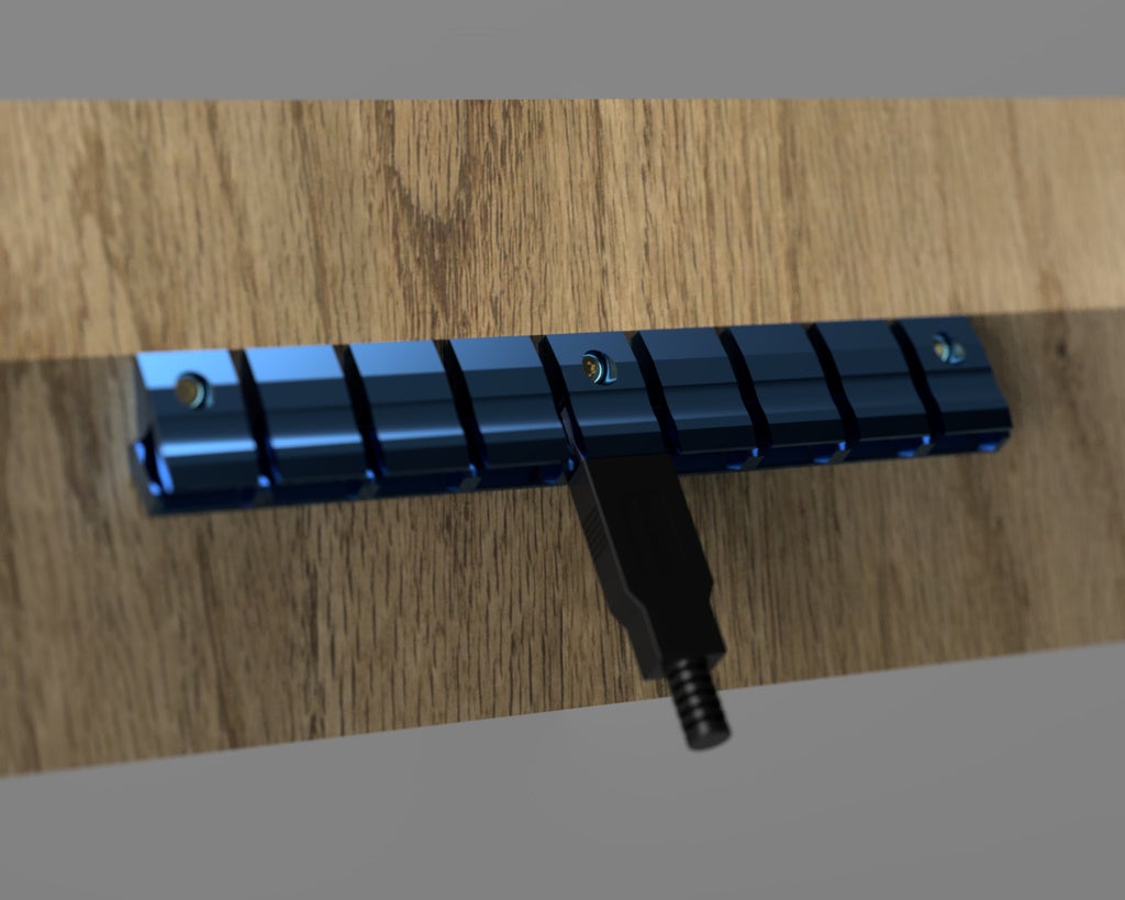 3Dprinted USB Cables Hanger by Kamil Kaleta | Download free STL model ...