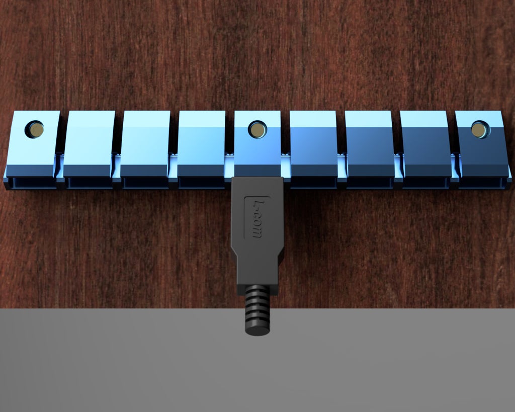 3Dprinted USB Cables Hanger by Kamil Kaleta | Download free STL model ...